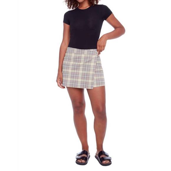 ILTM | Shorts | New Iltm Shira Plaid Skort In Boomer Plaid | Poshmark